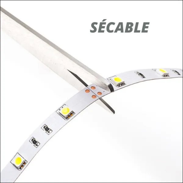 Kit Ruban LED Blanc Neutre 12V (4500K) – Complet & Prêt à Poser ...